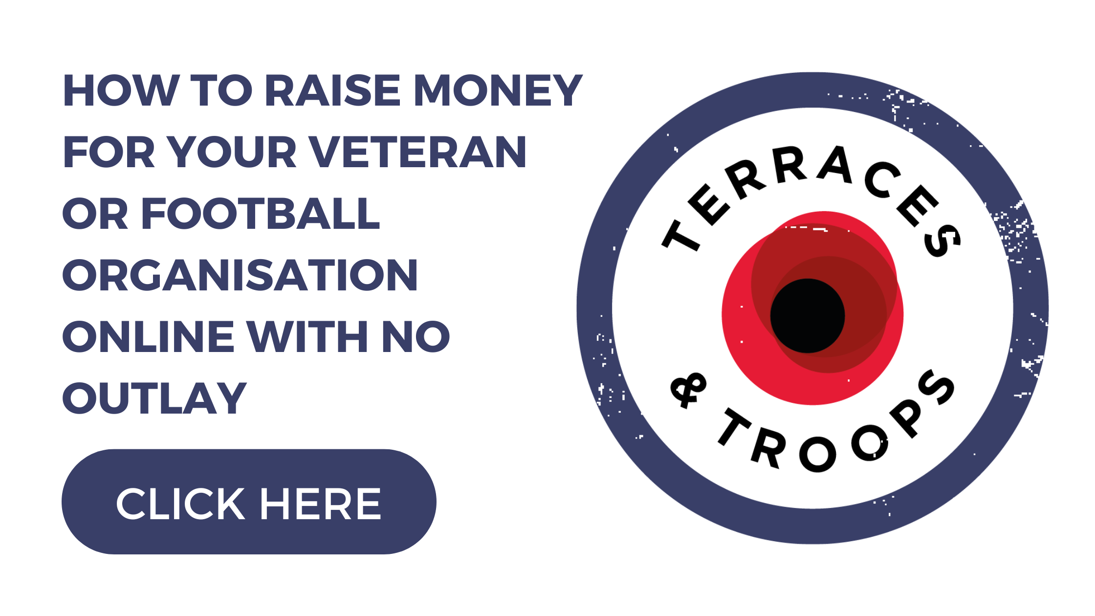 Football Poppy Badges 2022 - Terraces and Troops