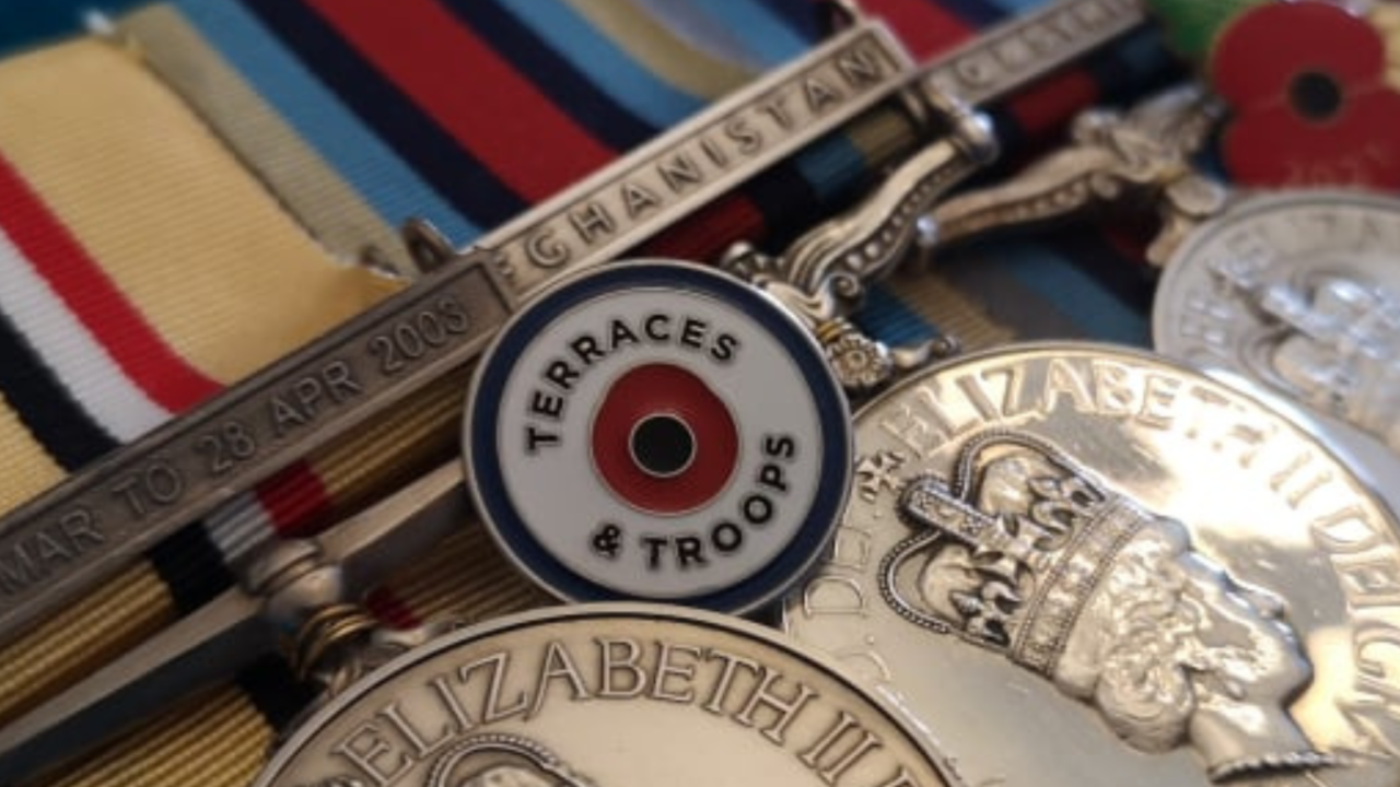 Football Poppy Badges 2023 - Terraces and Troops